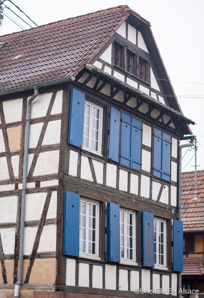 Chambres d'hôtes aux Volets Bleus à Quatzenheim - Une Fille En Alsace